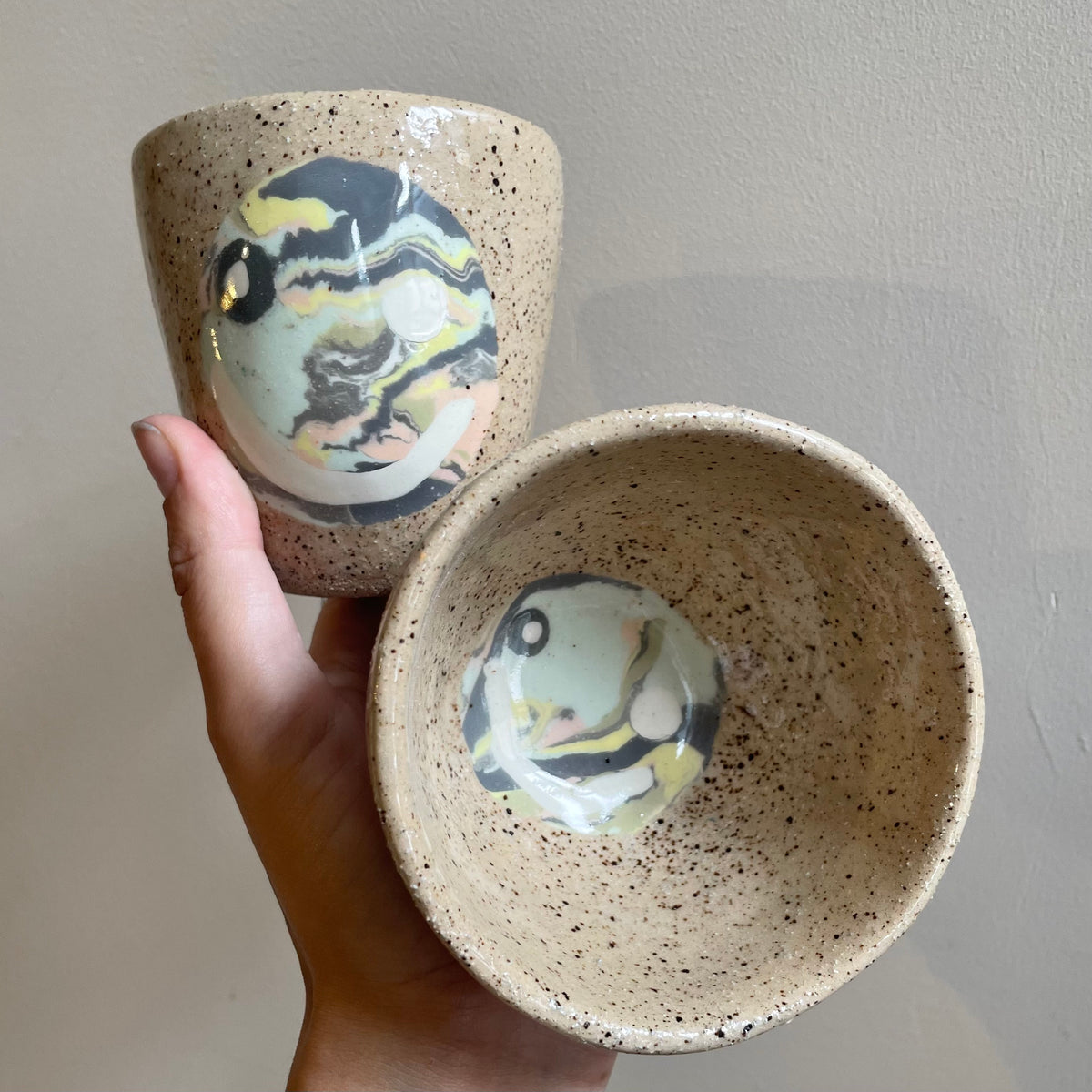 Swirly Smiley Cups – e e ceramics